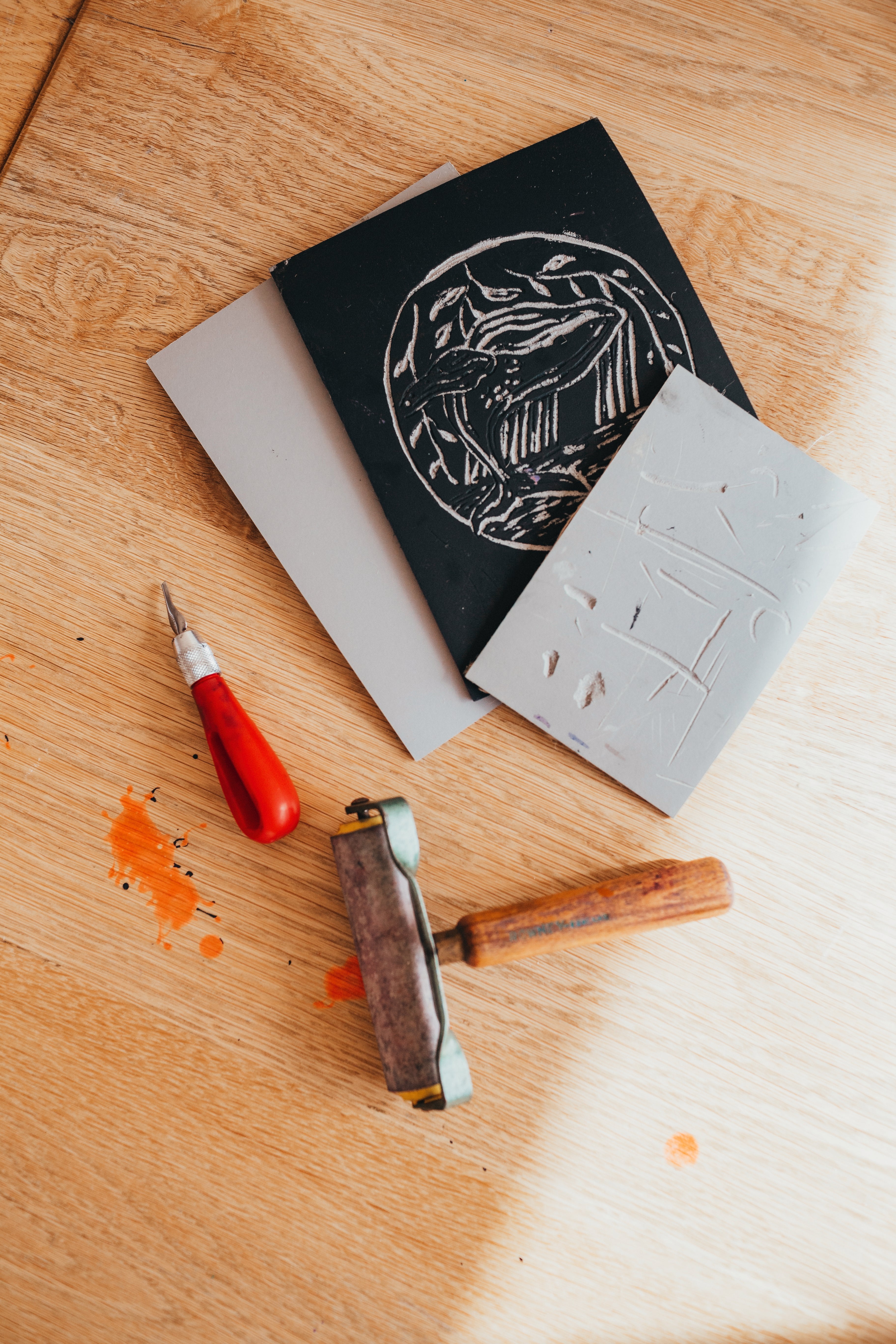 Lino Printing – Create Cornwall