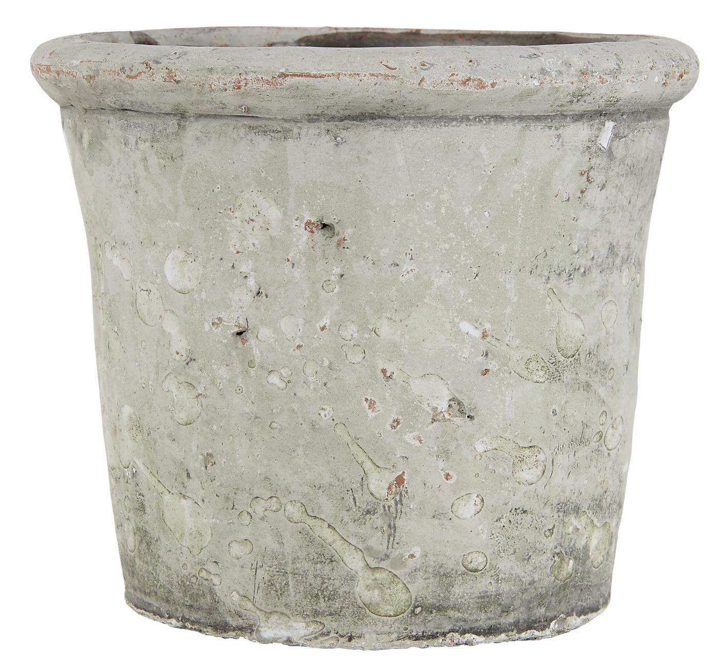 White Plant Pot – Create Cornwall