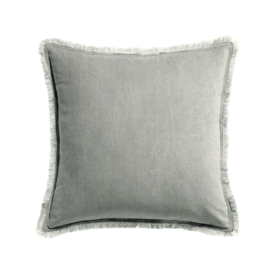 Large Square Fara Cushion Cover - Pearl Grey – Create Cornwall